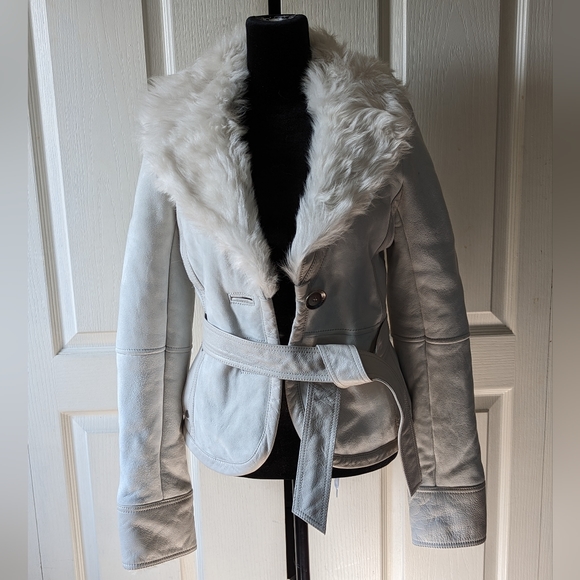 Ruehl No.925 | Jackets & Coats | Ruehl No925 Shearling Leather Coat ...